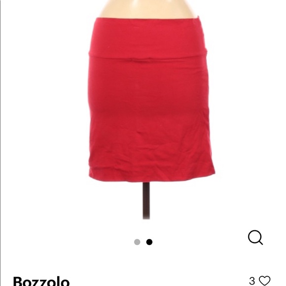 Bozzolo | Skirts | Bozzolo Women Red Casual Skirt S | Poshmark